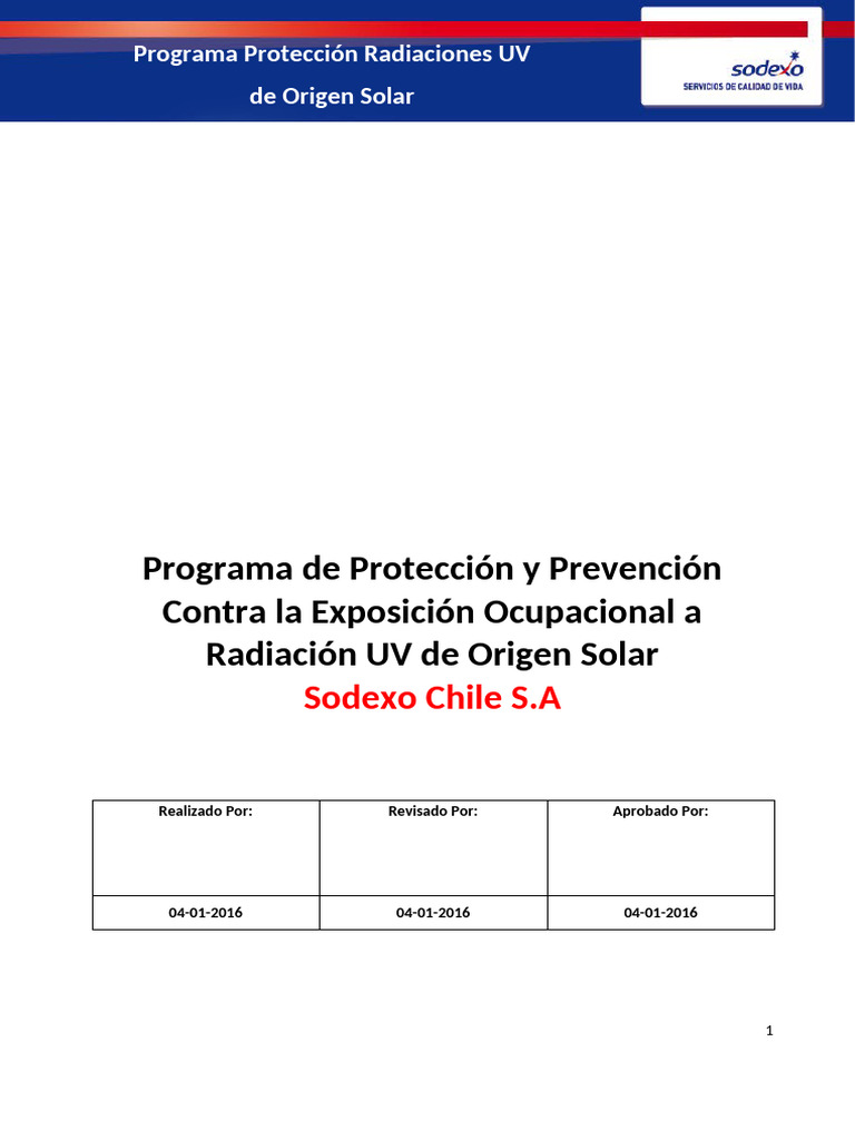 Programa Radiaciones UV Aserradero Nva. Aldea | PDF | Ultravioleta | Atmósfera