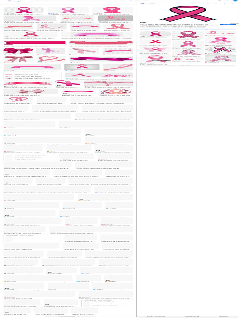Listones Rosa PNG para Descarga Gratis | PDF | Imagen