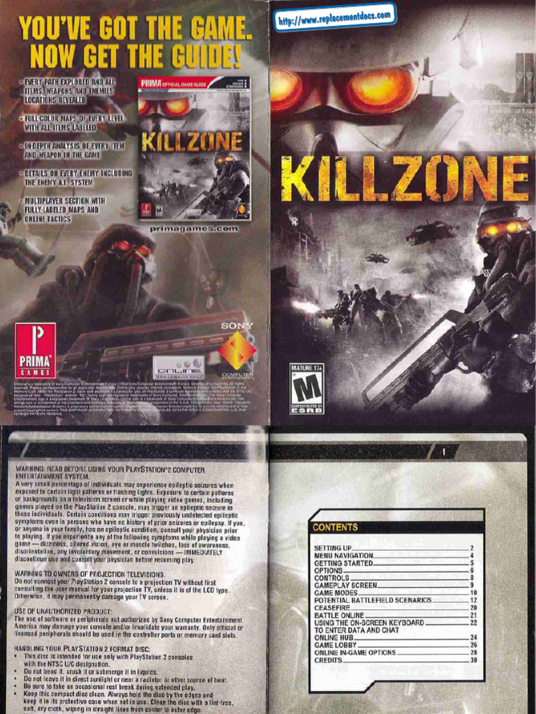 Killzone - Manual - PS2 | PDF