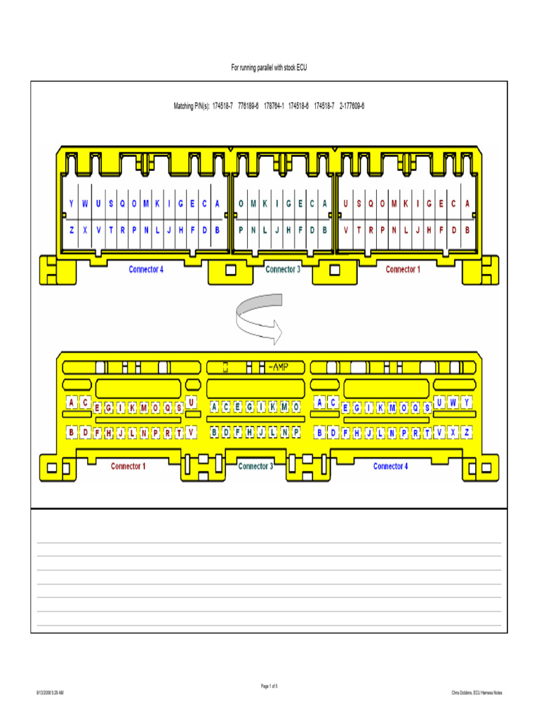 Miata Megasquirt ECU Pinout Guide | PDF | Throttle | Vehicle Technology
