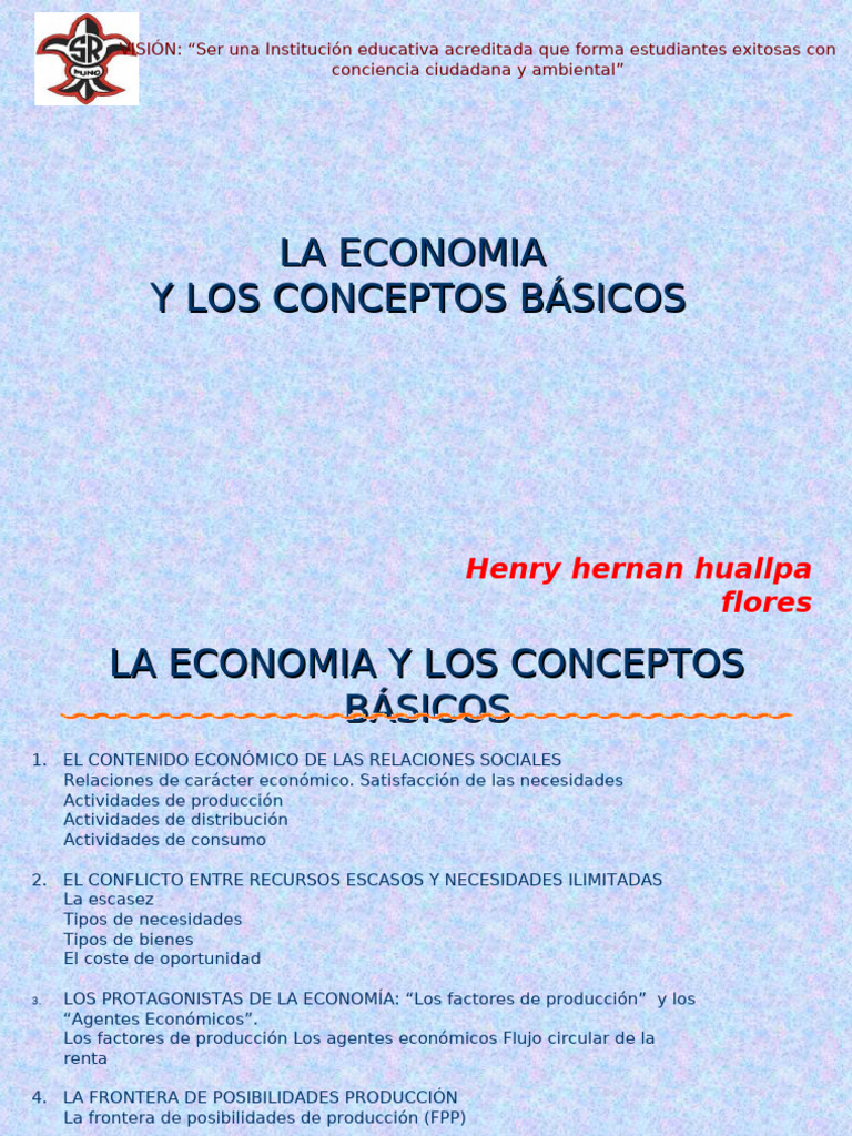 Conceptos de Economia Basica | PDF | Ciencias económicas | Bienes