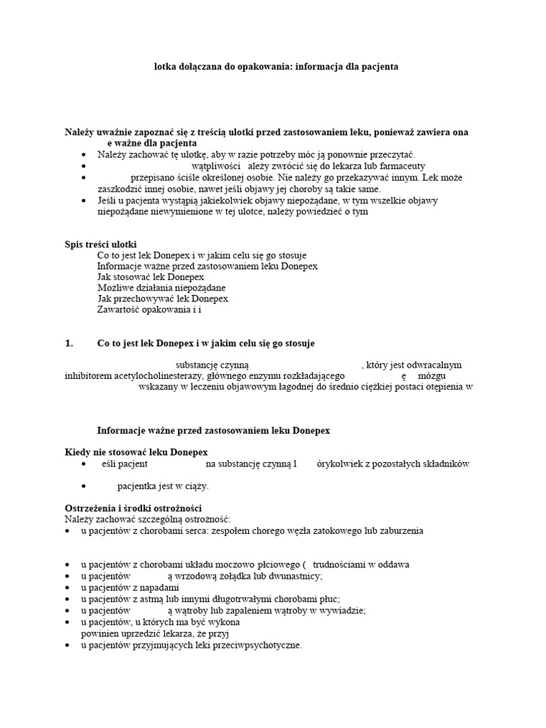 Donepex-PIL 09 2015 | PDF