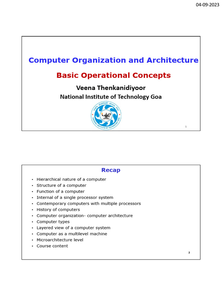 C5 BasicOperationalConcepts 2 COA | PDF | Computer Program | Programming