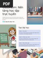 Hướng dẫn sử dụng GG Classroom | PDF