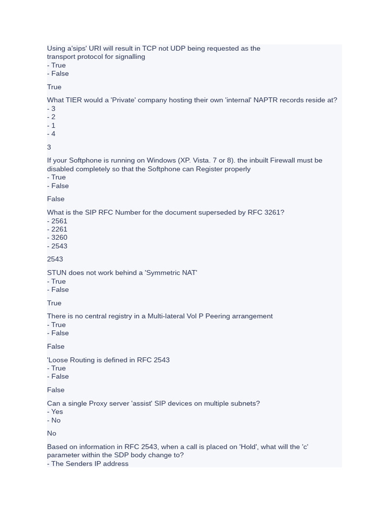 Document | PDF | Session Initiation Protocol | Computer Science