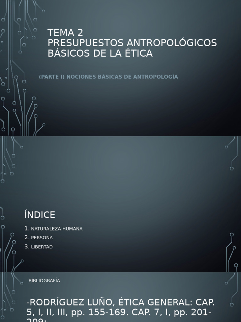 Tema 2 (Parte I) Nociones Básicas de Antropología | PDF