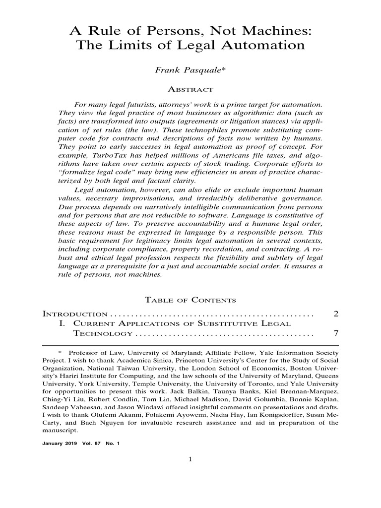 A Rule of Persons, Not Machines | PDF | Taxes | Internal Revenue Service