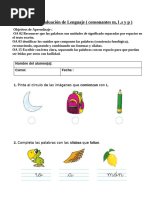 Guía Consonante V | PDF | Lingüística