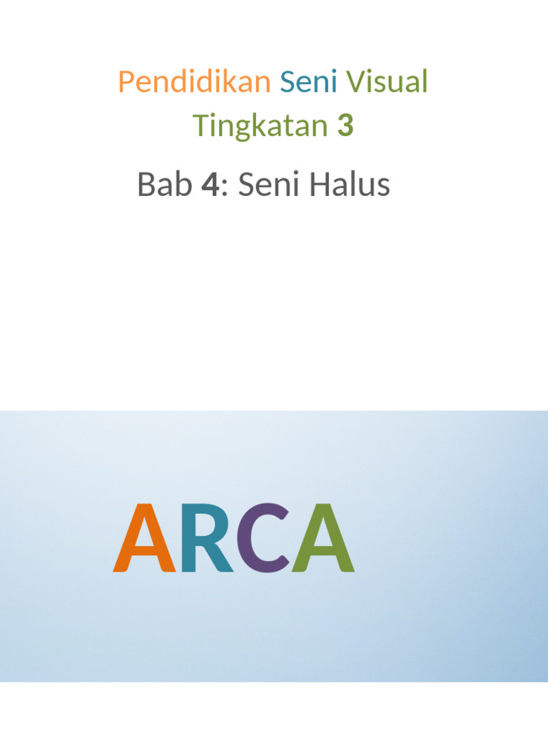Bab 4 Seni Arca | PDF