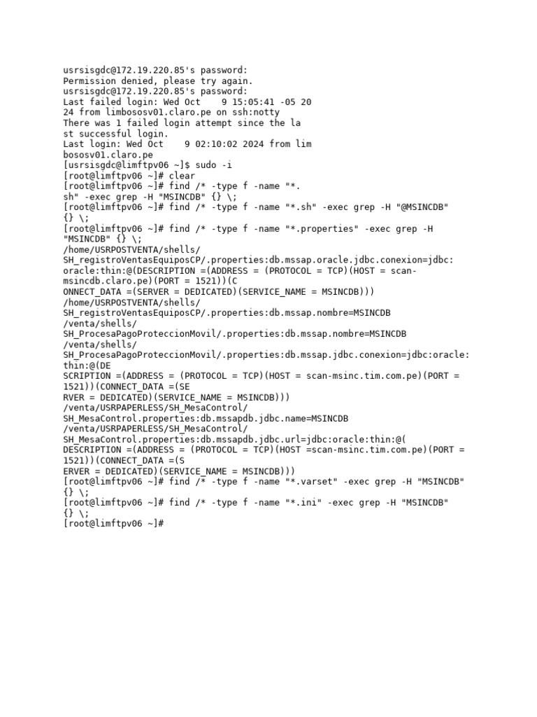 MobaXterm 172.19.46.24E756573 20241009 150907 | PDF | Computers