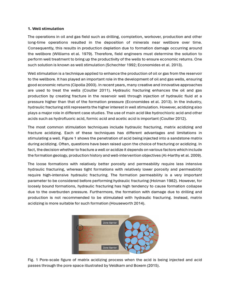 Matrix Acidizing (Sandstone) | PDF | Sandstone | Clastic Rock