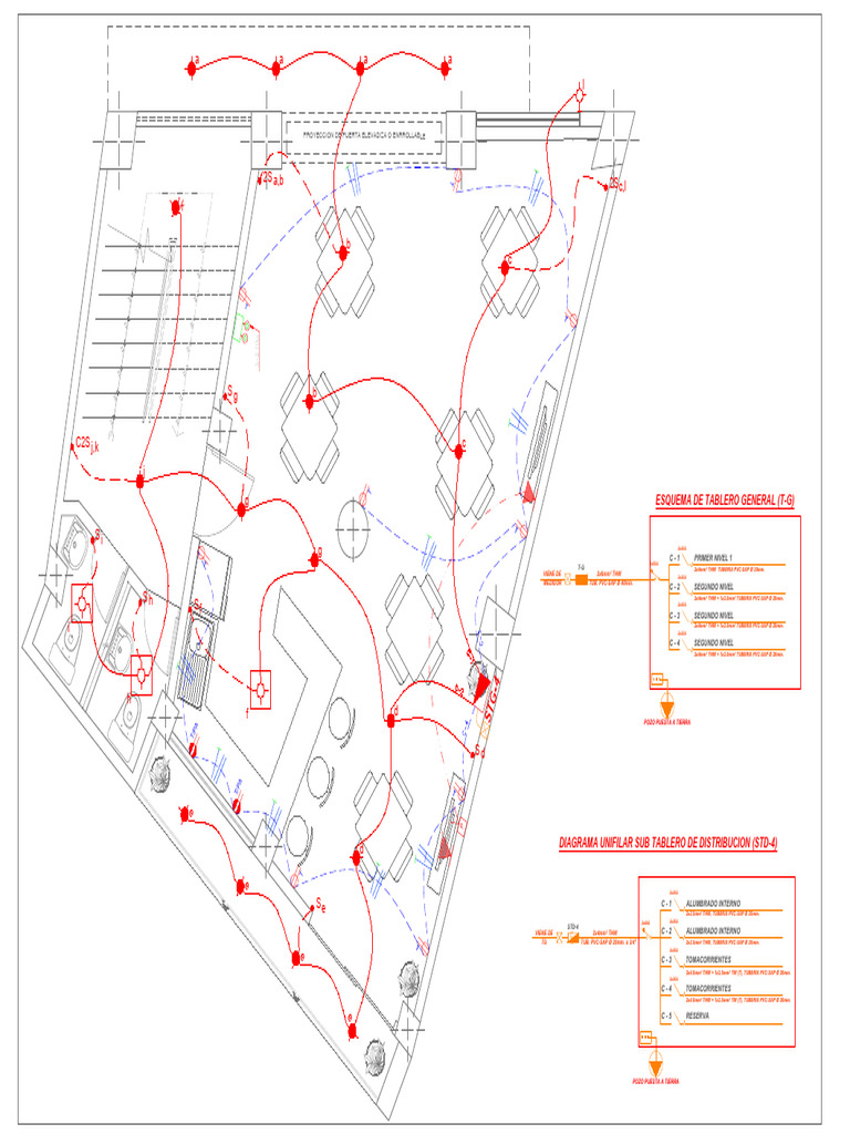 Plano Electrico | PDF | Distribución de energía eléctrica | Ingenieria Eléctrica