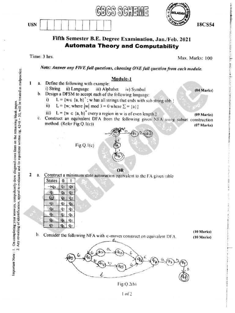 @Vtucode.in ATC Previous Year Paper 2 | PDF @Vtucode.in ATC Previous Year Paper 2 | PDF