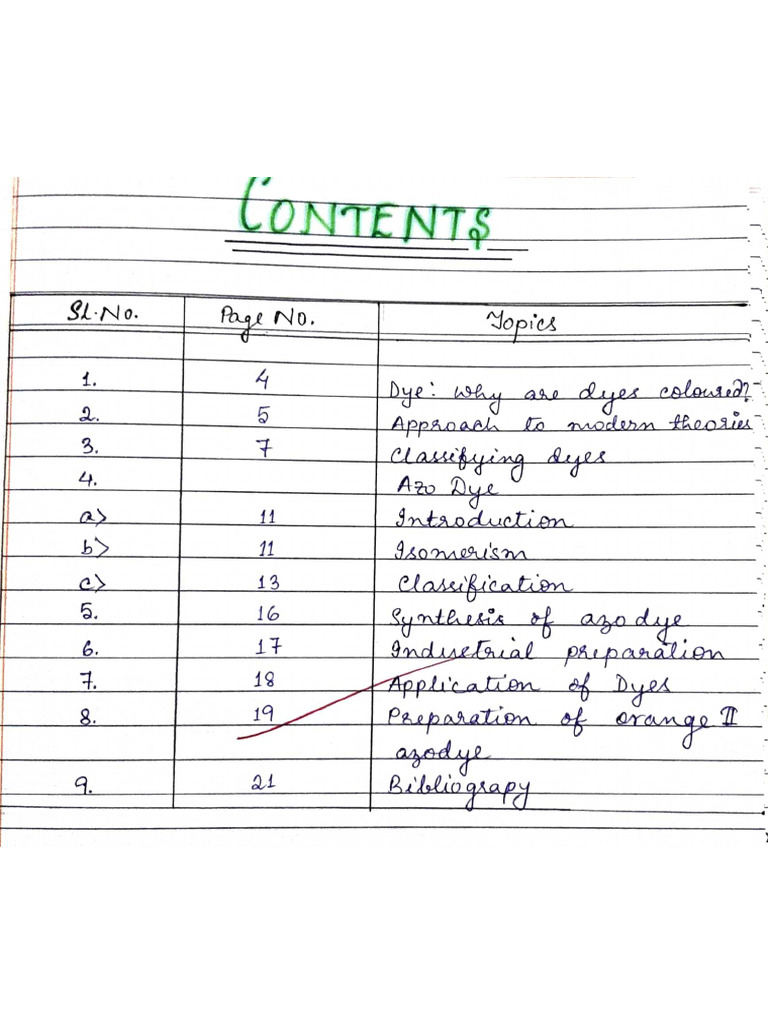 Azo dye Chemistry project 12 | PDF