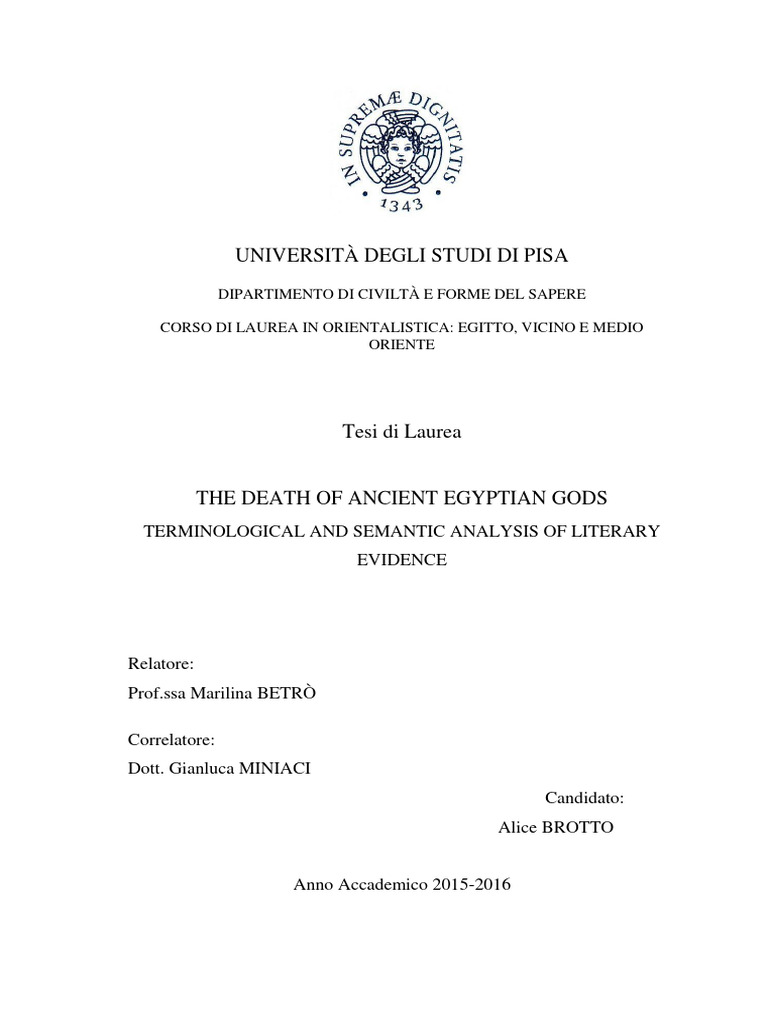 Ancient Egyptian Gods' Death Analysis | PDF | Osiris | Egyptian Mythology