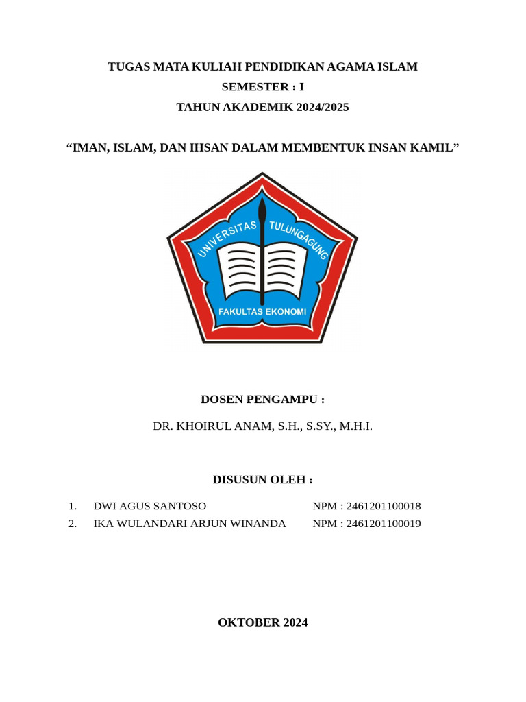 PAI Kel 5 Makalah Insan Kamil | PDF
