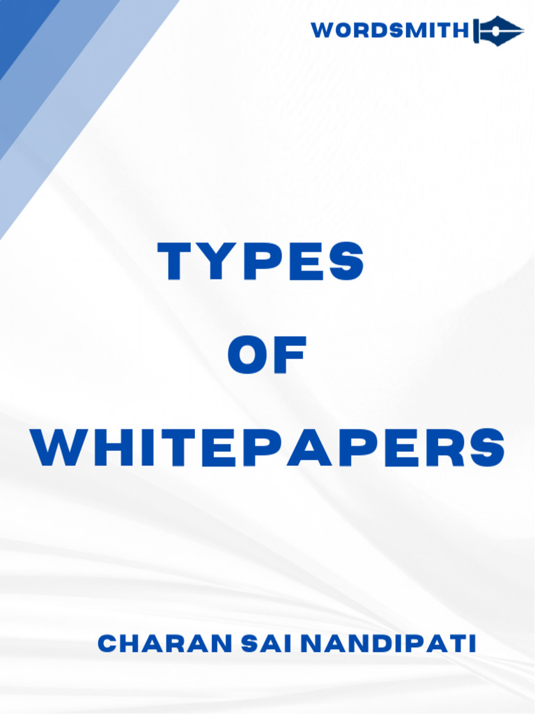Types of Whitepapers | PDF | Clinical Trial | Medical Device
