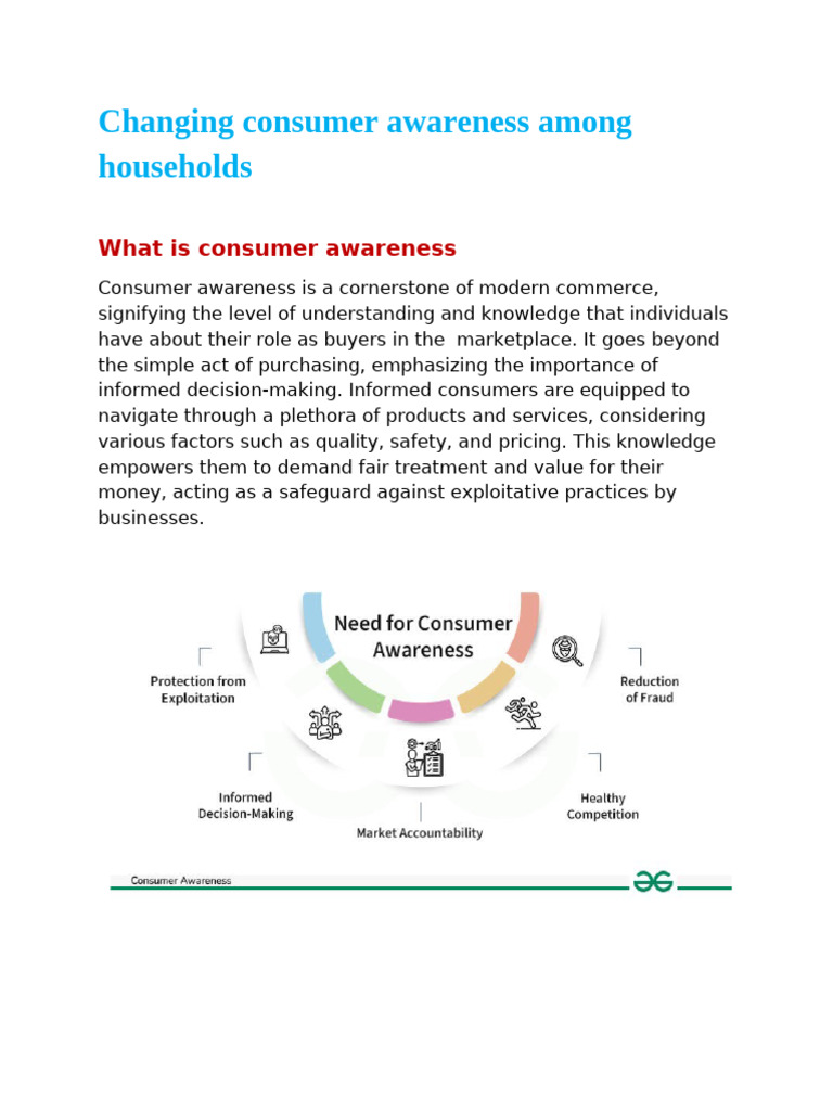Understanding Consumer Awareness Today | PDF | Consumer Behaviour | Safety