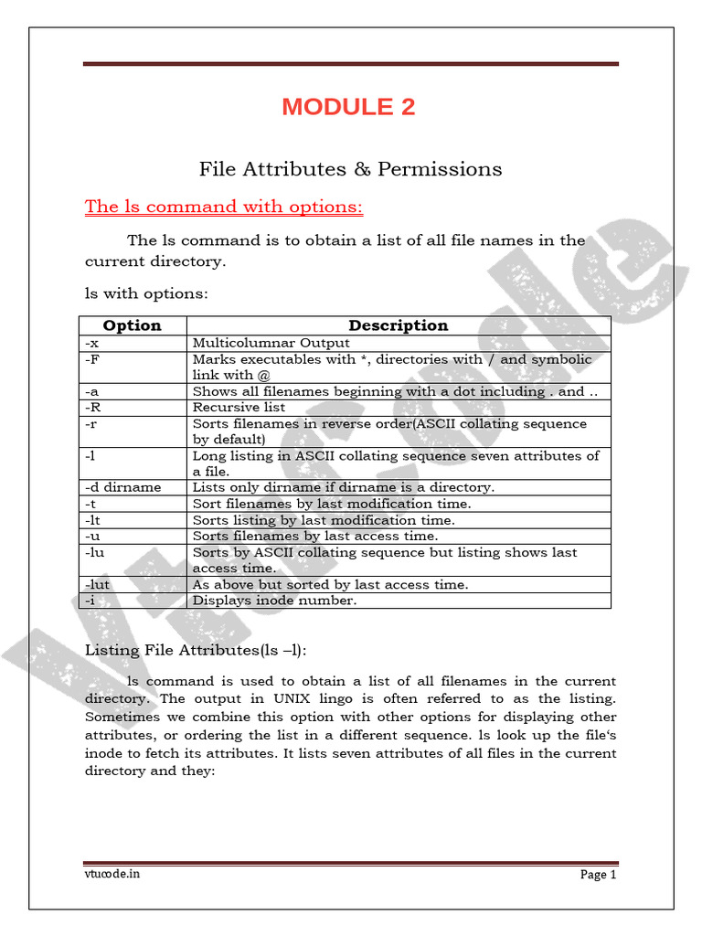 UNIX File Permissions Guide | PDF | Parameter (Computer Programming) | Control Flow