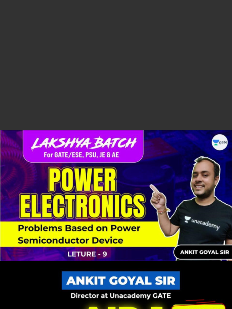 Lecture-9 Questions Based on Semiconductor Devices | PDF