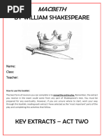 Dramatic Irony in Macbeth Examples | PDF