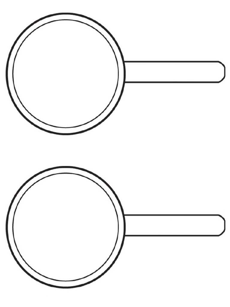 Magnifying Glass Invitations Blank | PDF