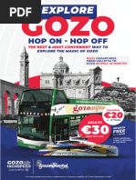 Schedule - Gozo Channel | PDF | Malta