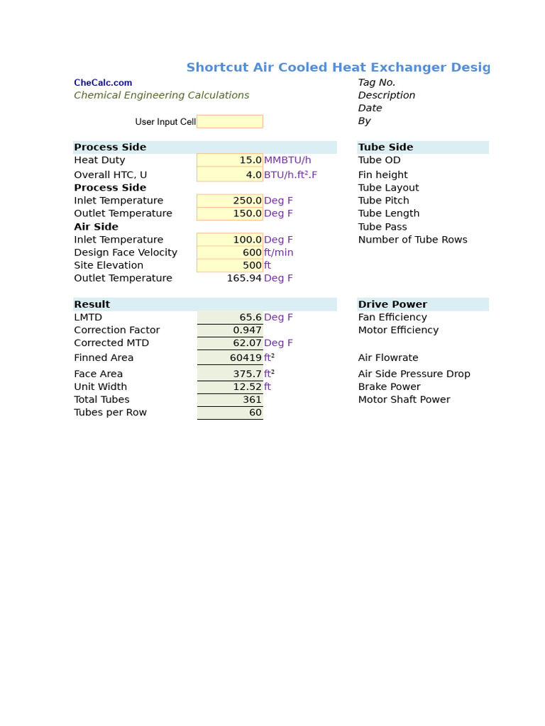 air-cooled-exchanger-pdf-free | PDF | Heat Exchanger | Physical Quantities