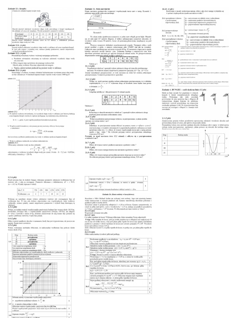 Zbior Zadan Przygotowujacy Do Matury Rozszerzonej Z Fizyki | PDF