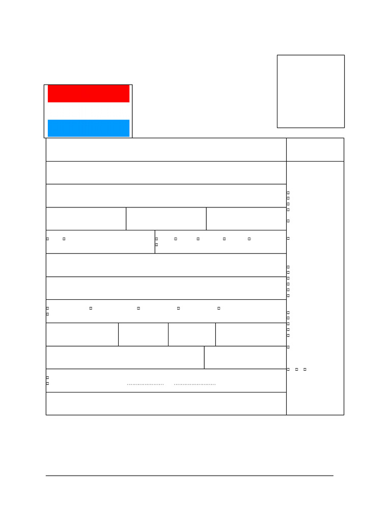 Visa Application Form Long Stay 6514 | PDF | Travel Visa ...