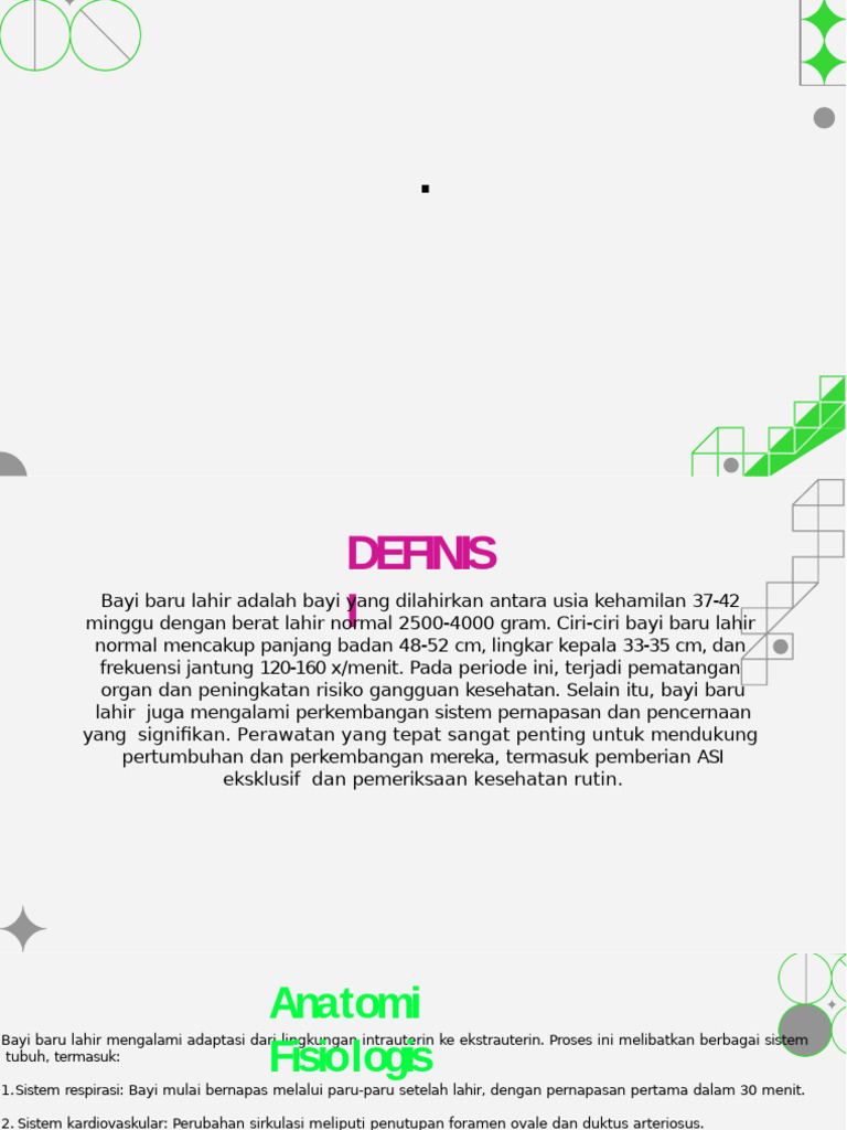 Perawatan Bayi Baru Lahir (BBL) | PDF