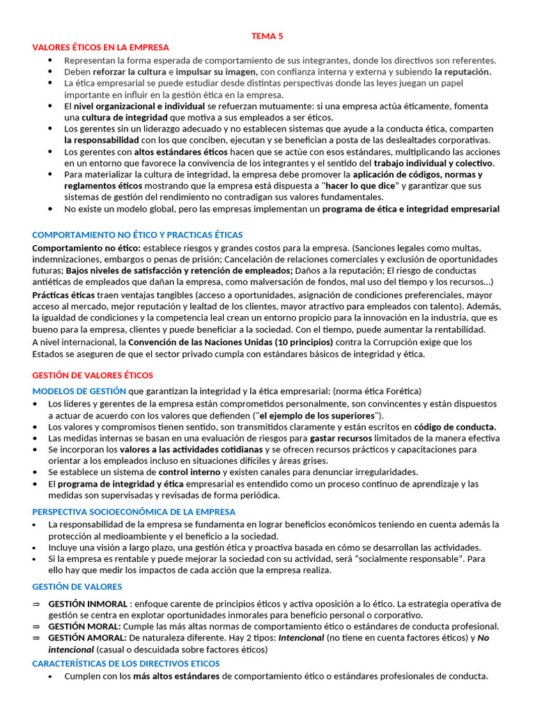 Tema 5 Cult | PDF | Business | Economias