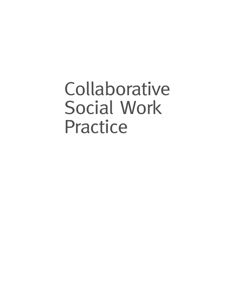 Anne Quinney - Collaborative Social Work Practice | PDF | Social Work ...