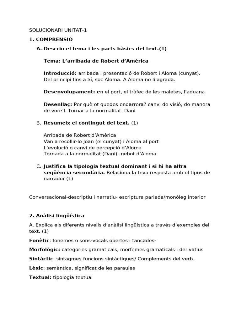 SOLUCIONARI UNITAT-1-2nB | PDF