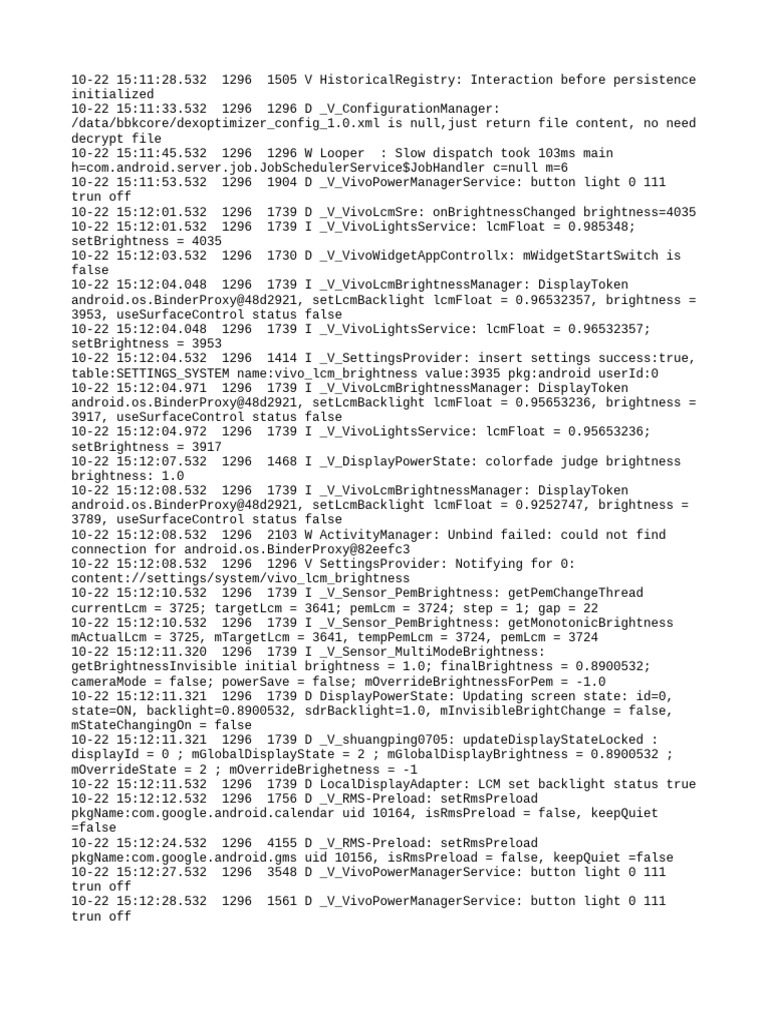 Log | PDF | Computer Science | System Software