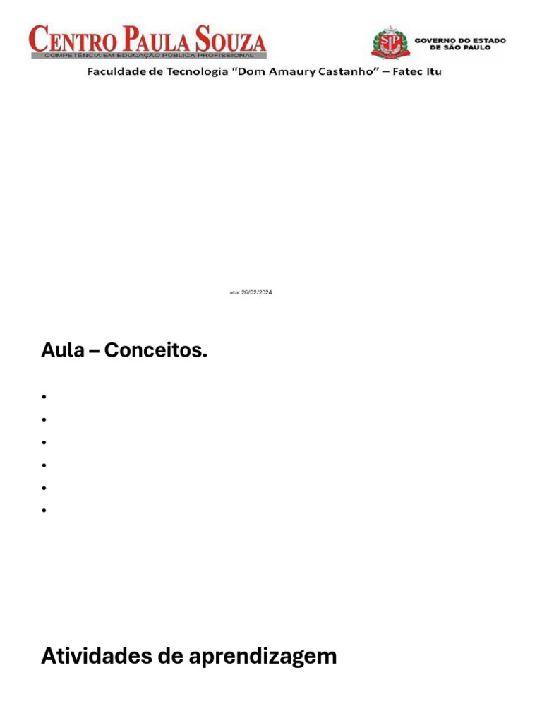 Aula Conceitos de Banco de Dados | PDF