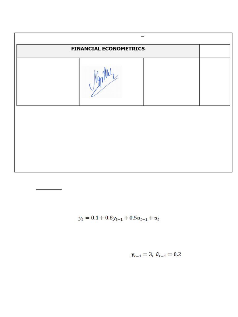 Sample Test Final | PDF | Regression Analysis | Econometrics