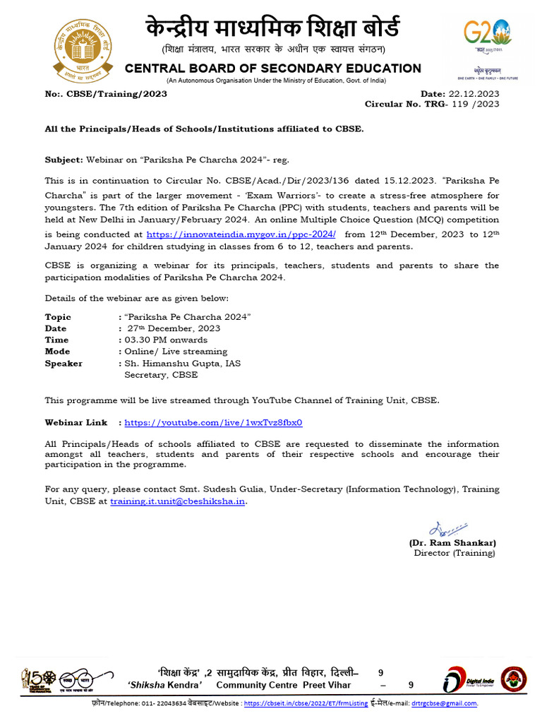 Circular 2023 231227 114102 | PDF | Secondary Education | Qualifications
