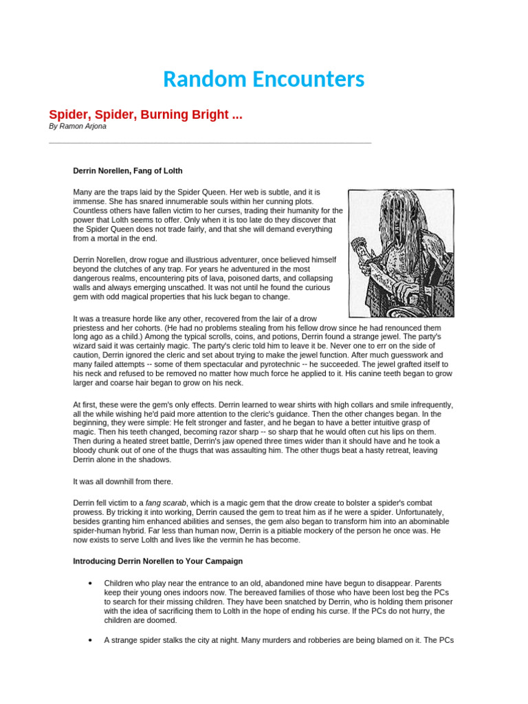 Random Encounters | PDF | Sword