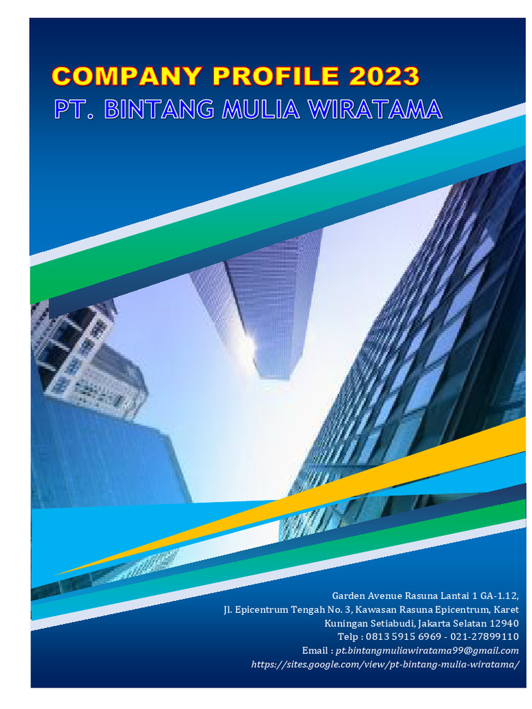 Profil PT Bintang Mulia Wiratama | PDF