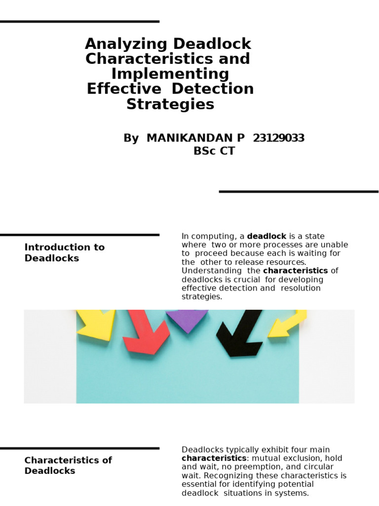 Deadlock Analysis and Detection Strategies | PDF | Computer Science | Computing