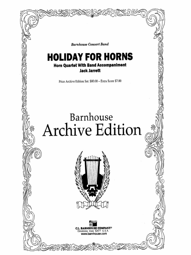 Holiday For Horns | PDF