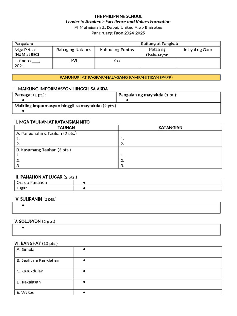 PAPP-Template-PART-1_docx | PDF