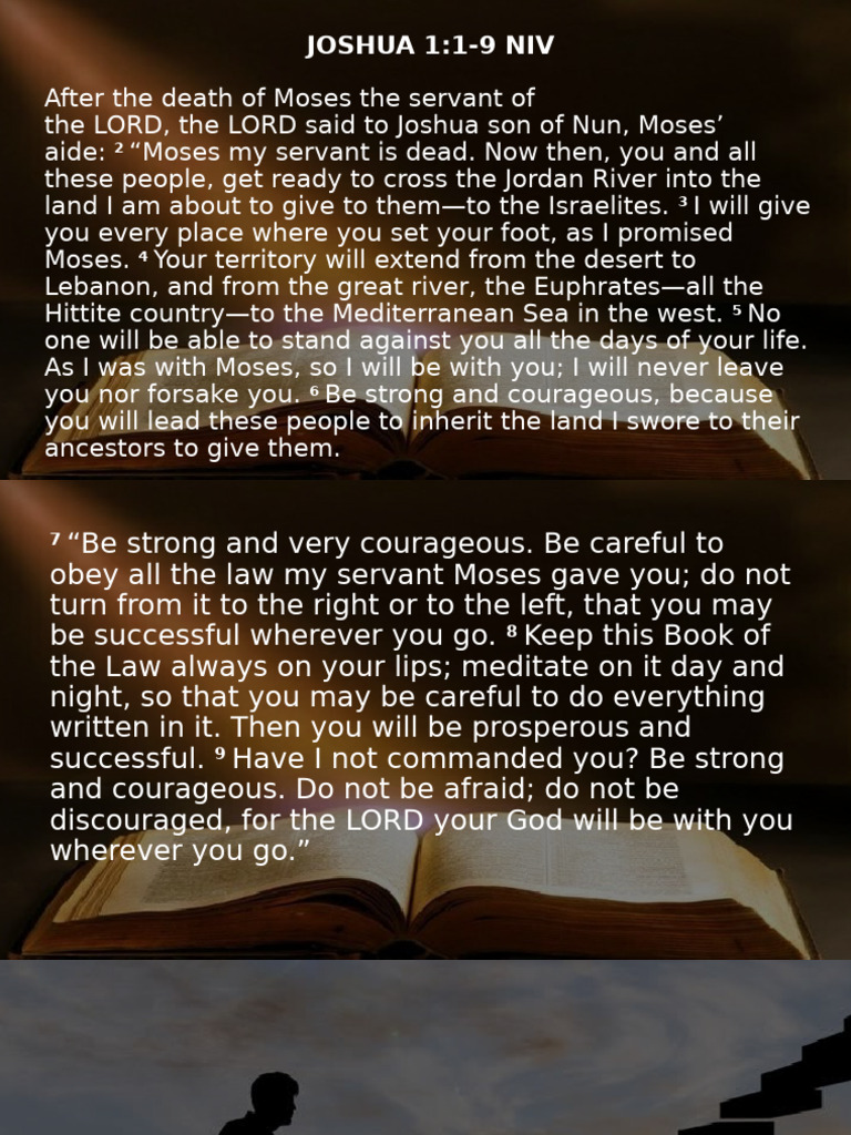 STEP UP! | PDF | Joshua | Moses