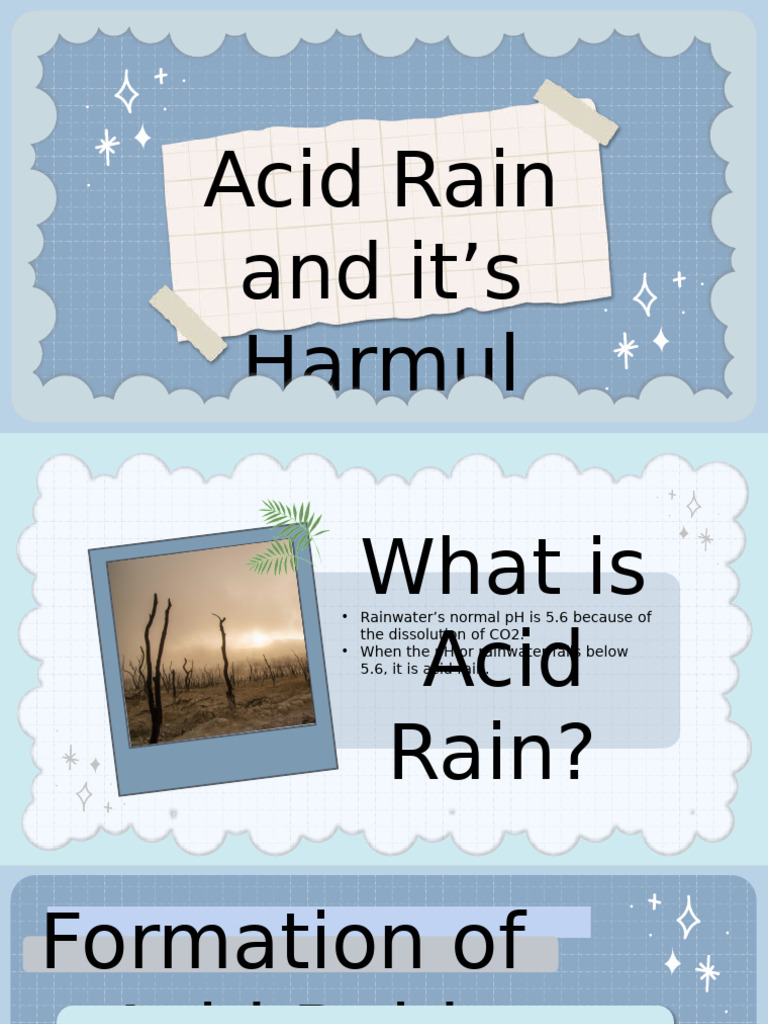 Understanding Acid Rain and Its Effects | PDF