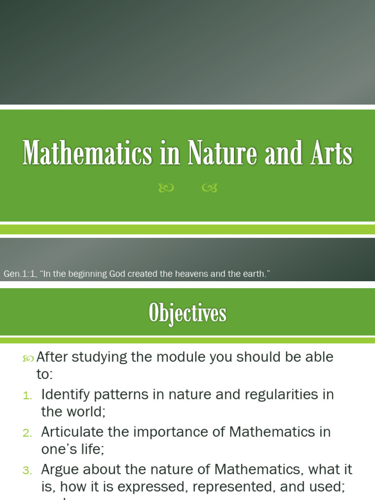 Patterns of Mathematics in Nature | PDF | Pattern | Symmetry