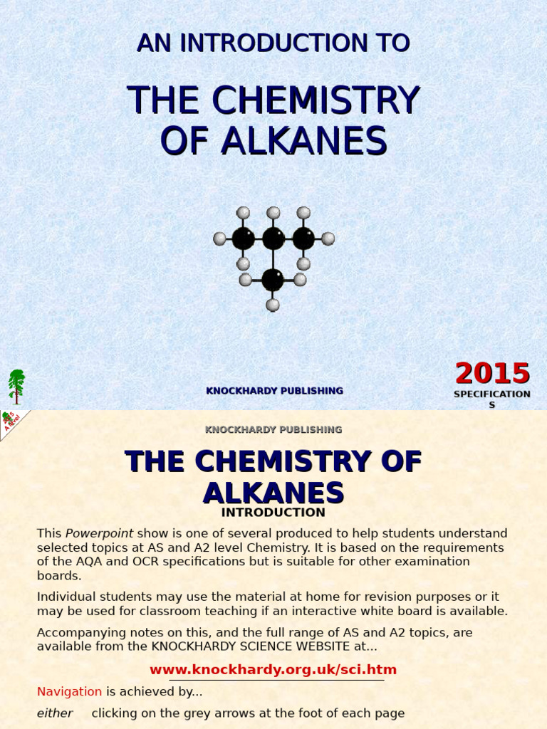 Alkanes | PDF | Alkane | Radical (Chemistry)