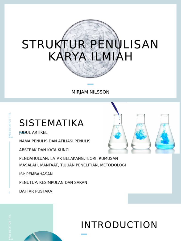 STRUKTUR PENULISAN KARYA ILMIAH | PDF | Computing | Information Technology Management