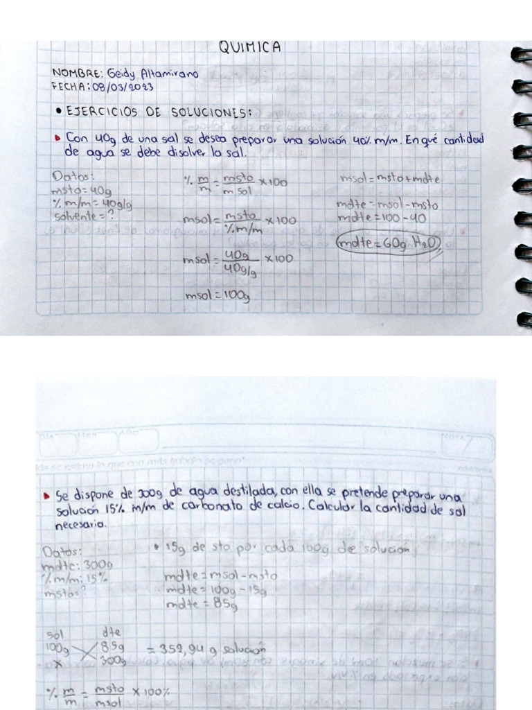 Altamirano Geidy Ejercicios de Soluciones | PDF