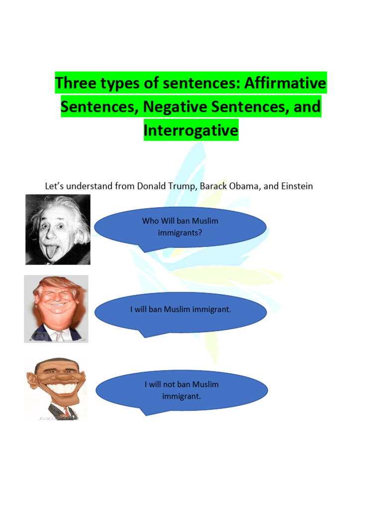 Three Types of Sentences Hard | PDF | Subject (Grammar) | Verb